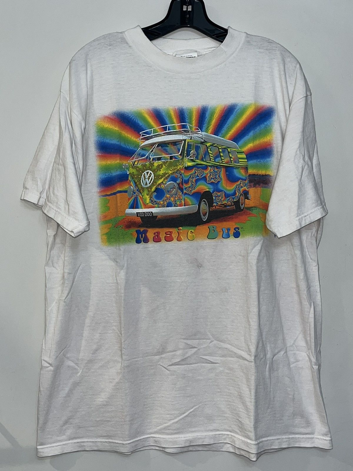 Vintage Crazy Baggy Vintage 90’s Trippy Stoner LSD Hippie VW Bus Tee | Grailed