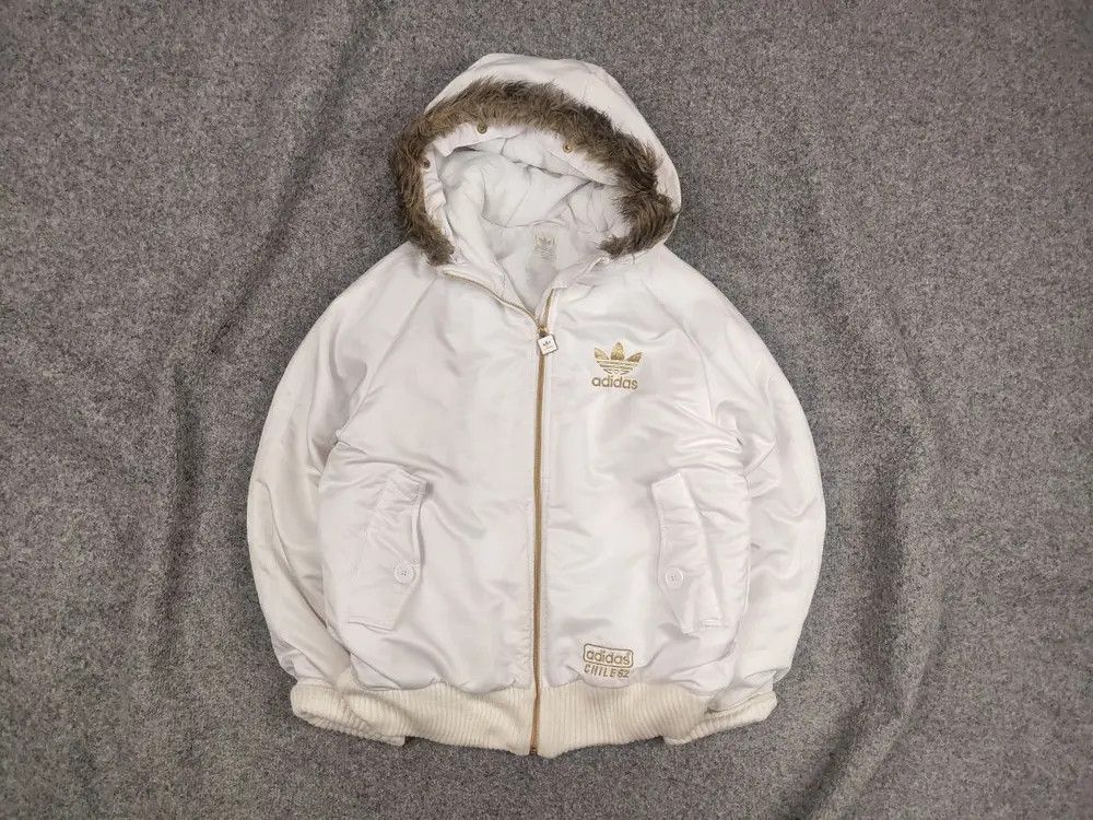 Adidas × If Six Was Nine × Vintage Vintage Adidas Chile 62 White Fur ...