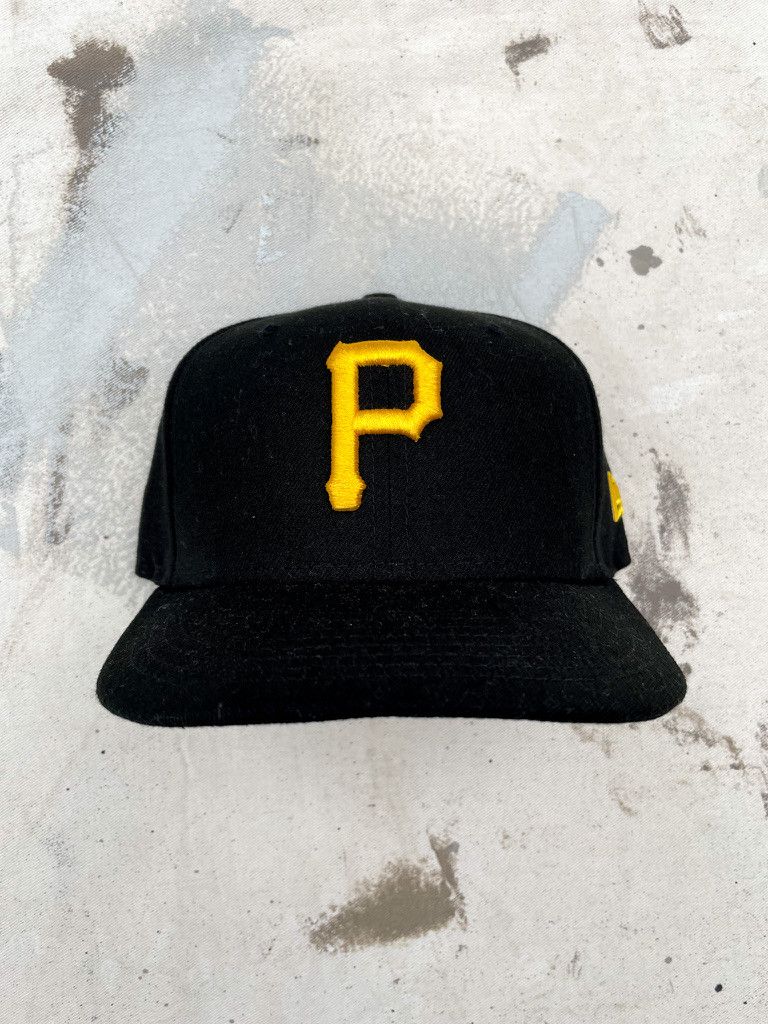 MLB × New Era New Era Pittsburgh Pirates Black/ Yellow Fitted Cap | Grailed