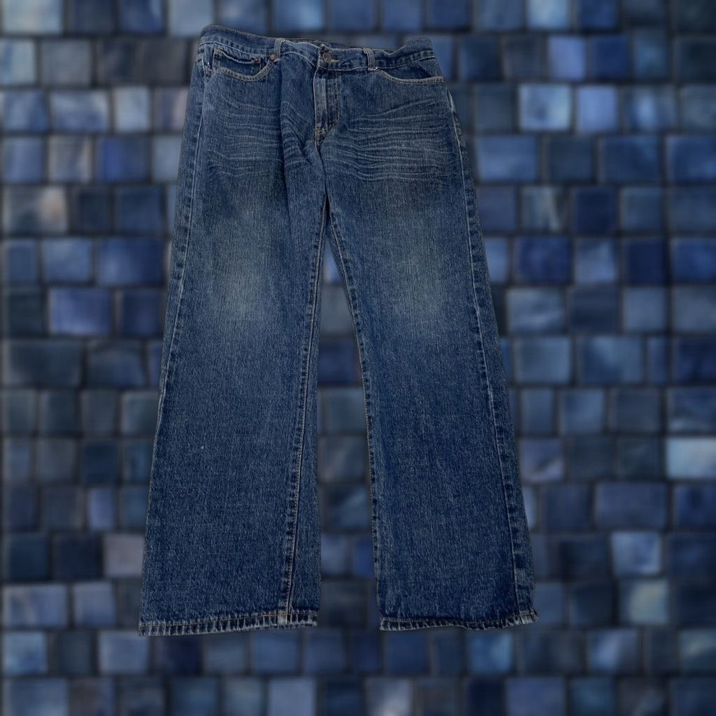 Denime VINTAGE Iron Company Jeans Mens 36 Denim Straight Leg 36x30 Blue ...