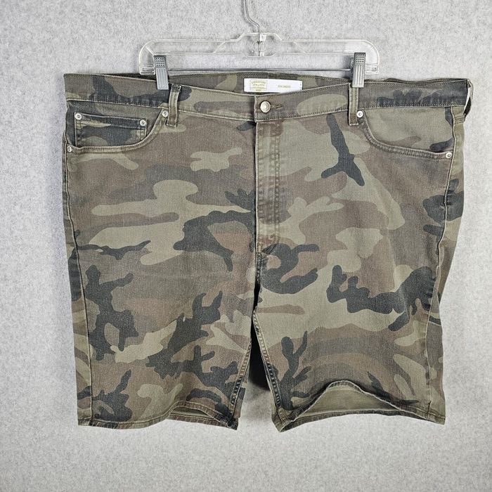 Levi's Levis Camo Jean Shorts Mens 46 Woodland Camouflage Denim Jorts ...