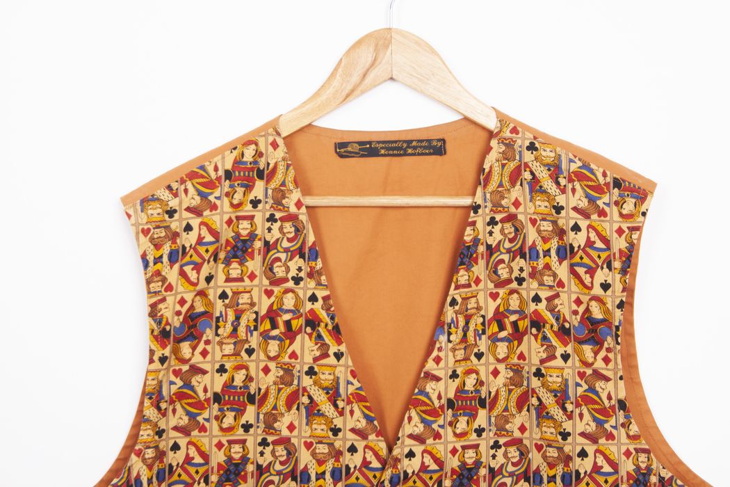 Vintage Vintage England Las Vegas Waistcoat Vest Playing Cards | Grailed
