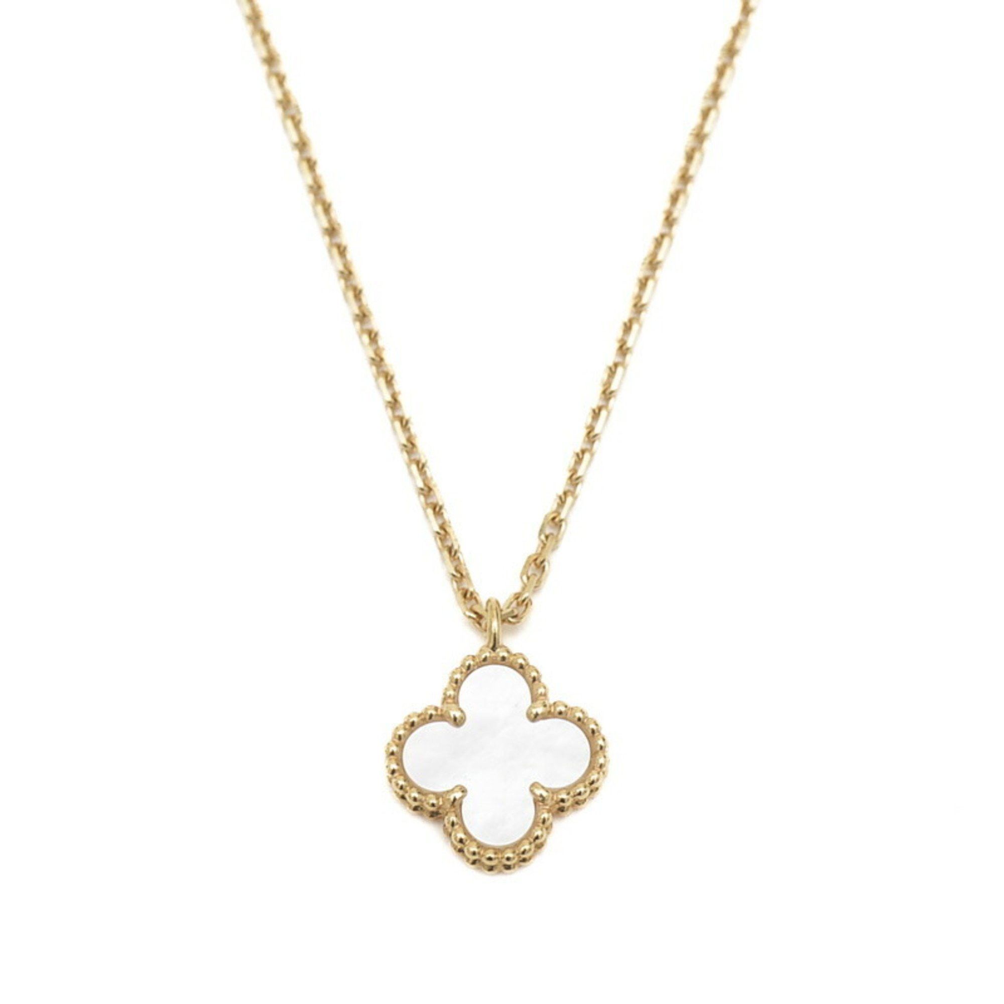 Van Cleef & Arpels Van Cleef & Arpels Sweet Alhambra Necklace K18YG ...