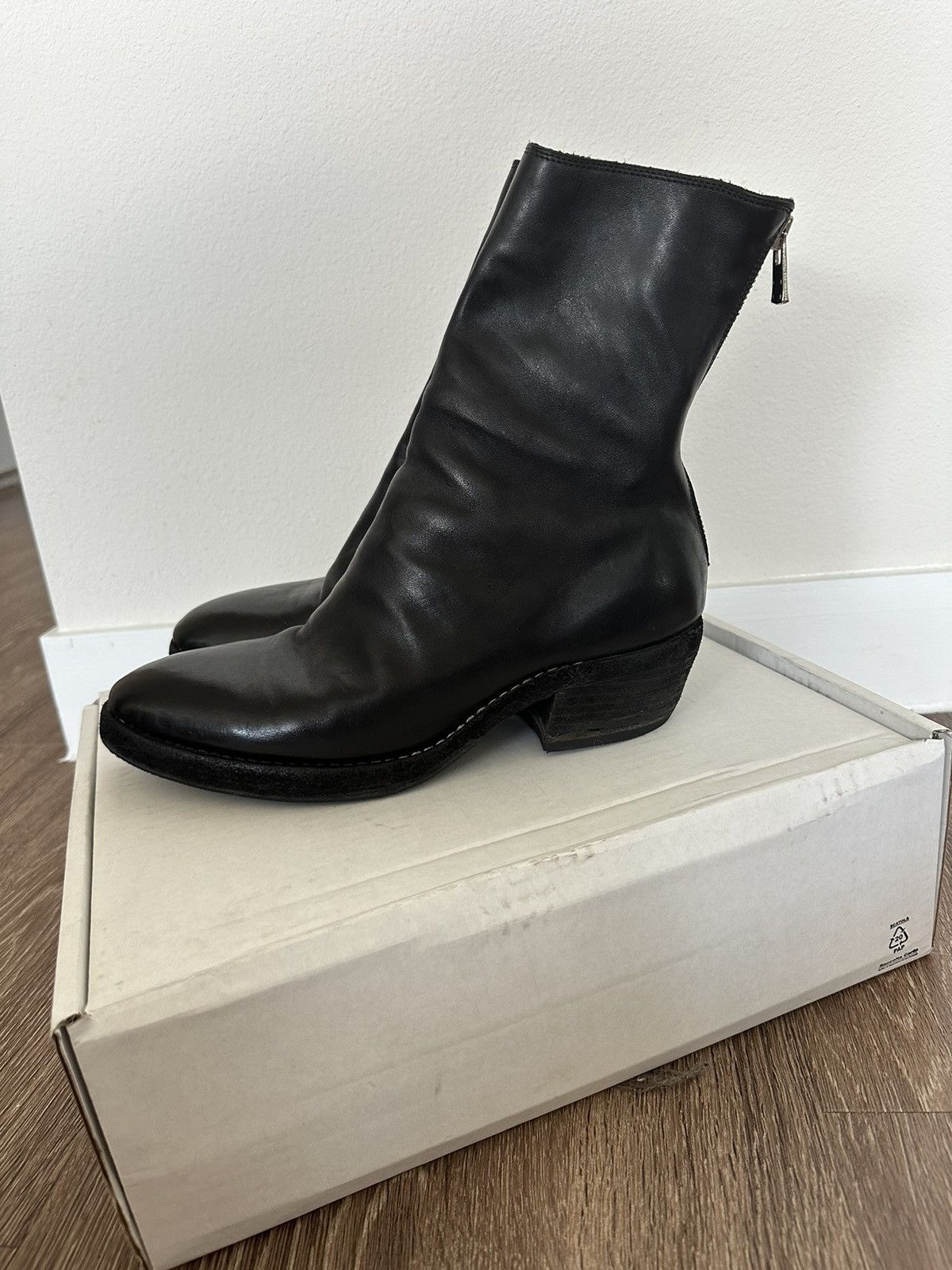 Guidi Guidi horse leather VG05 western back zip boot | Grailed