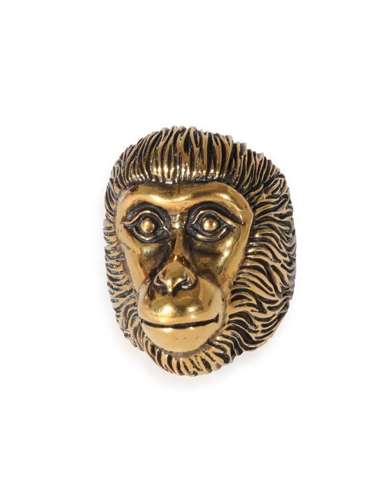 Gucci Gucci Brass Tone Monkey Head Ring | Grailed