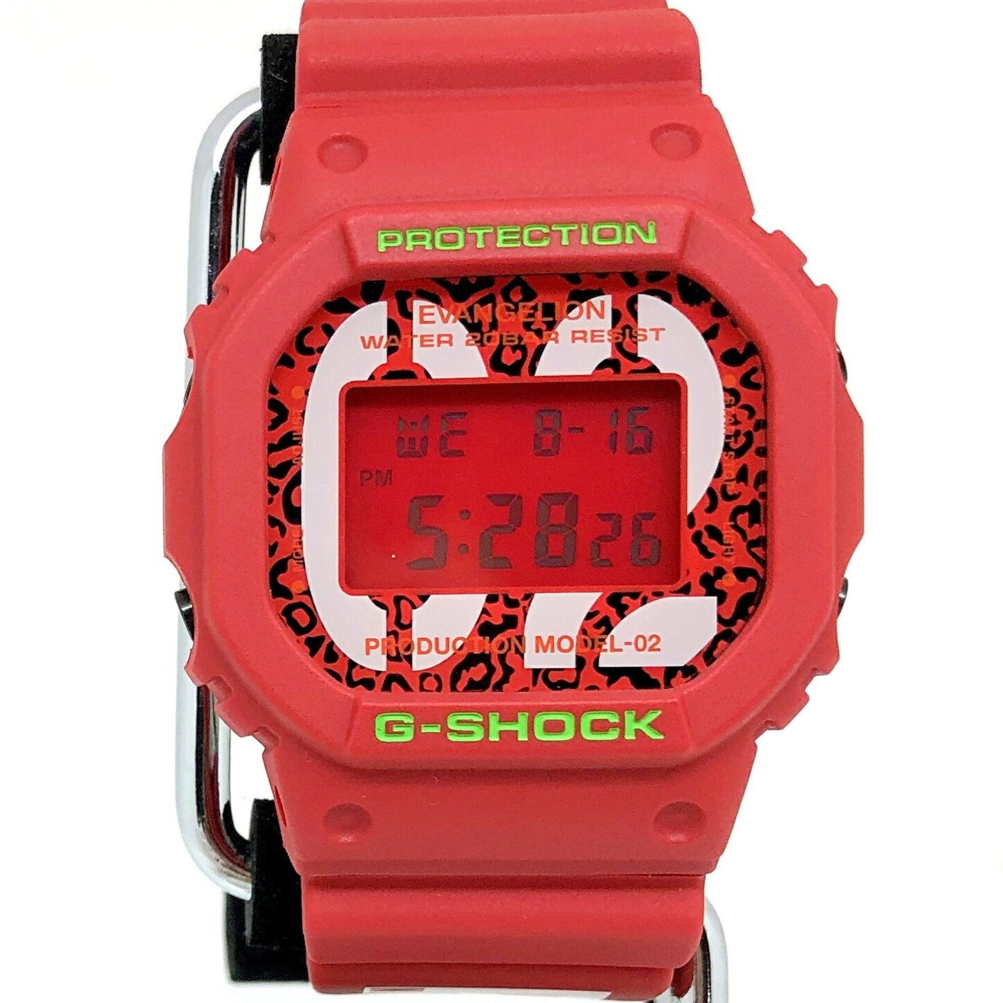 Casio CASIO G-SHOCK G-Shock Watch DW-5600VT RADIO EVA-02 Radio Eva ...