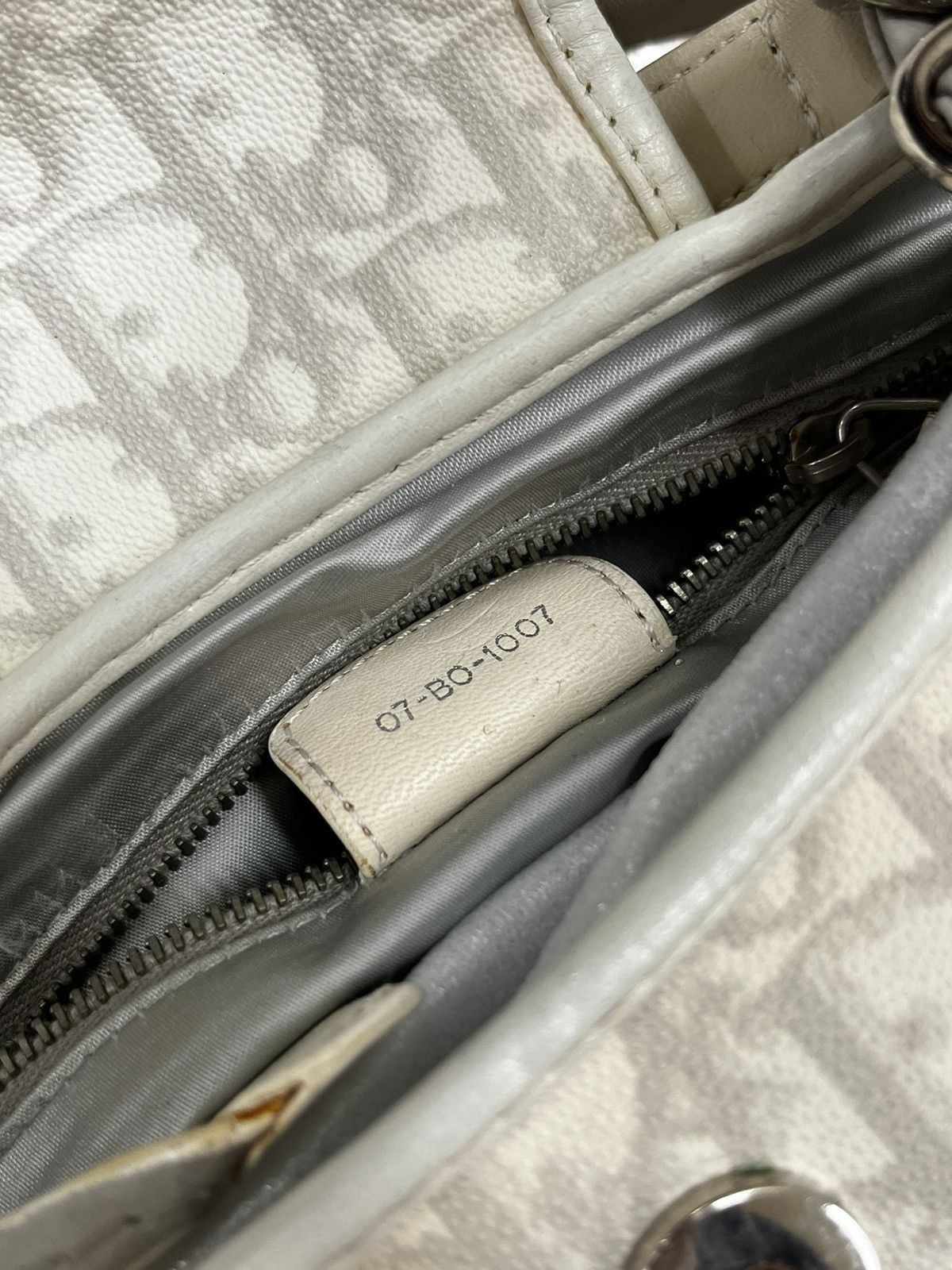 Dior Dior Trotter Monogram Romantique Grey Bag | Grailed