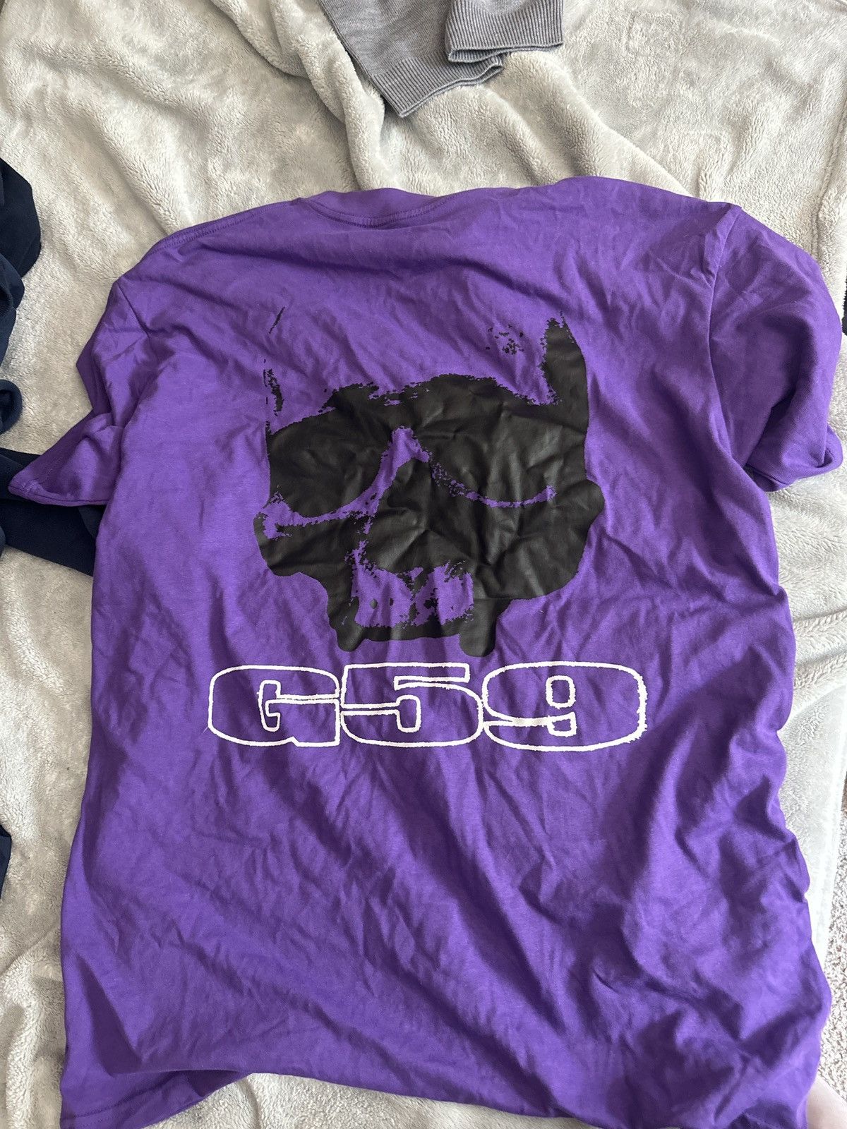 G59 Records Suicideboys G59 Greyday 2023 tour purple shirt black skull ...