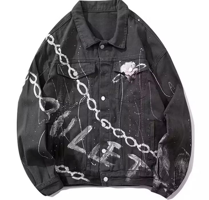 Vintage Chains denim jacket | Grailed