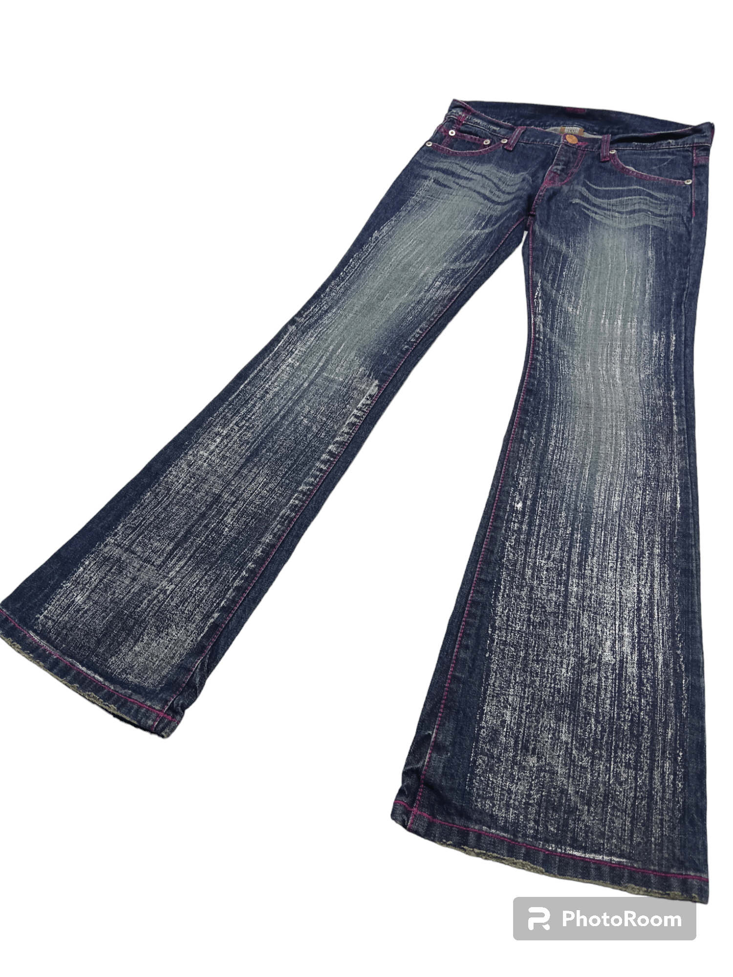 Hysteric Glamour × Japan Blue × Japanese Brand Blue Moon Blue Low Rise ...