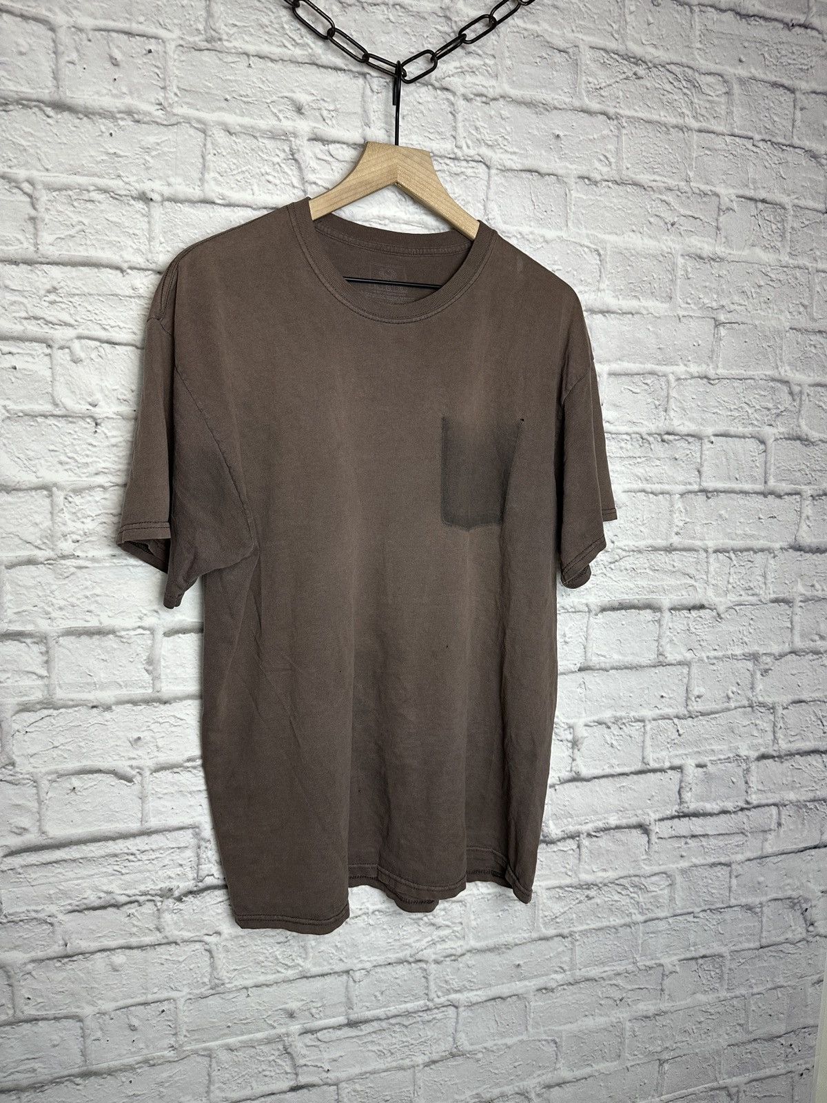 Vintage Vintage Sun Faded Blank Pocket Tshirt | Grailed