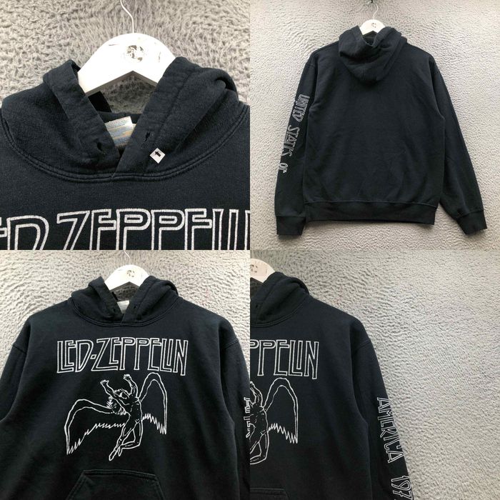 Gildan Led Zeppelin Sweatshirt Hoodie Men's Small United States Of ...