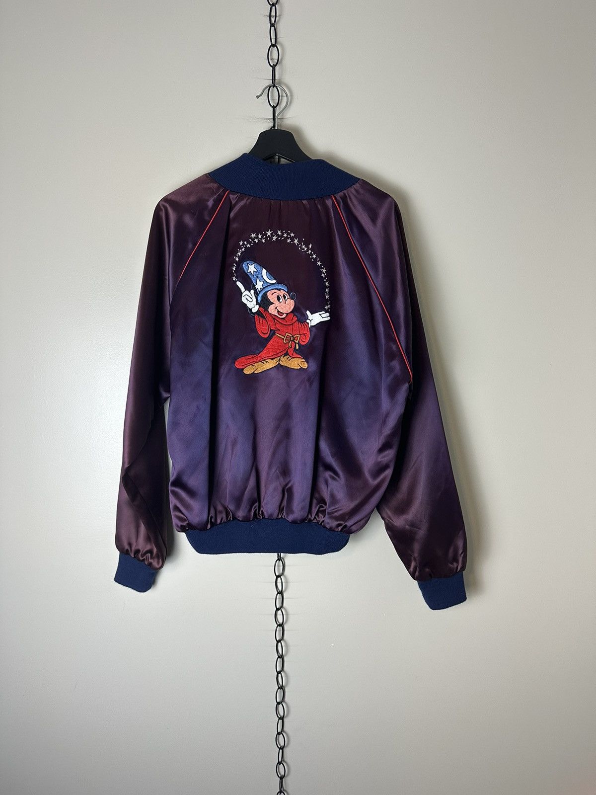Vintage Vintage 1980s Dickey Mickey Mouse Fantasia Satin Jacket | Grailed