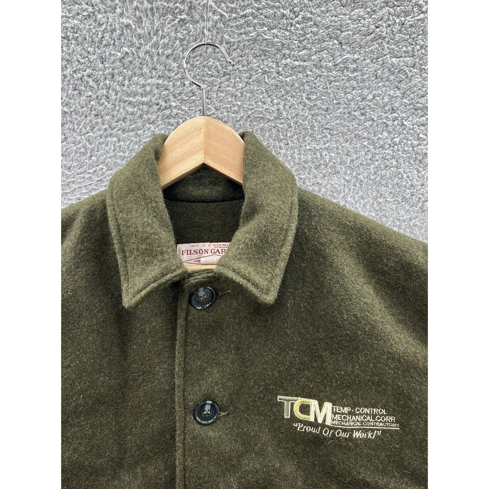 Filson Filson Style 83 Wool Double Packer Green Mackinaw Coat 40 | Grailed