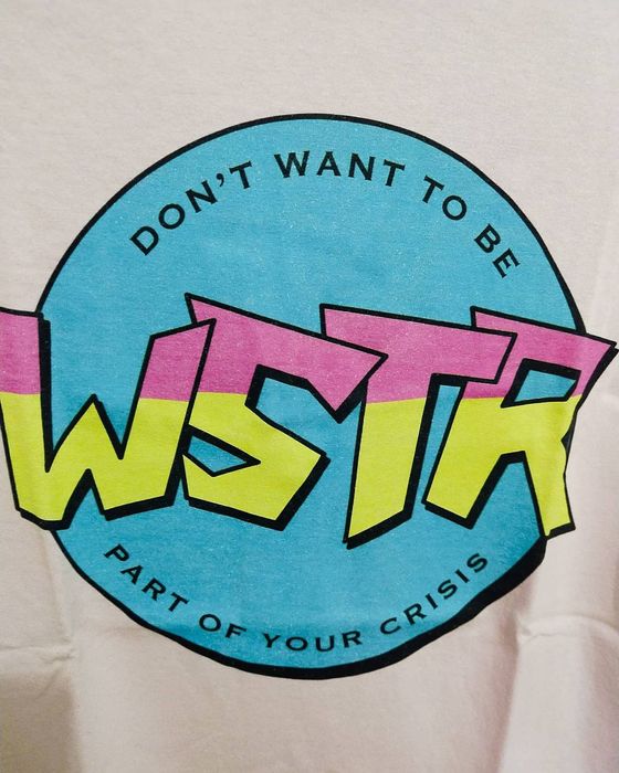 Rock Band WSTR "Crisis Pink" Official Band Tees Merch | Grailed