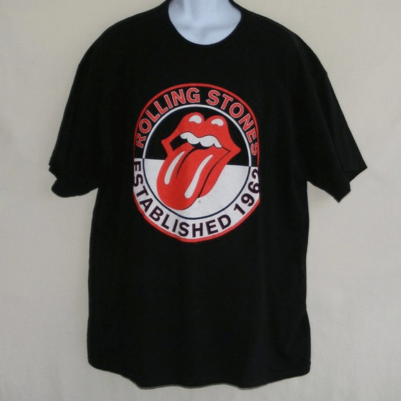 Gildan × Rock Band × Vintage Established 1962 Rolling Stones Rock Band Vintage Tshirt | Grailed