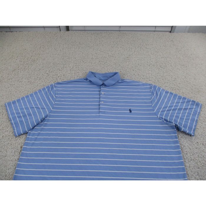 Polo Ralph Lauren Polo Ralph Lauren Shirt Mens 3XLT Blue Golf Performance Stretch Preppy ...