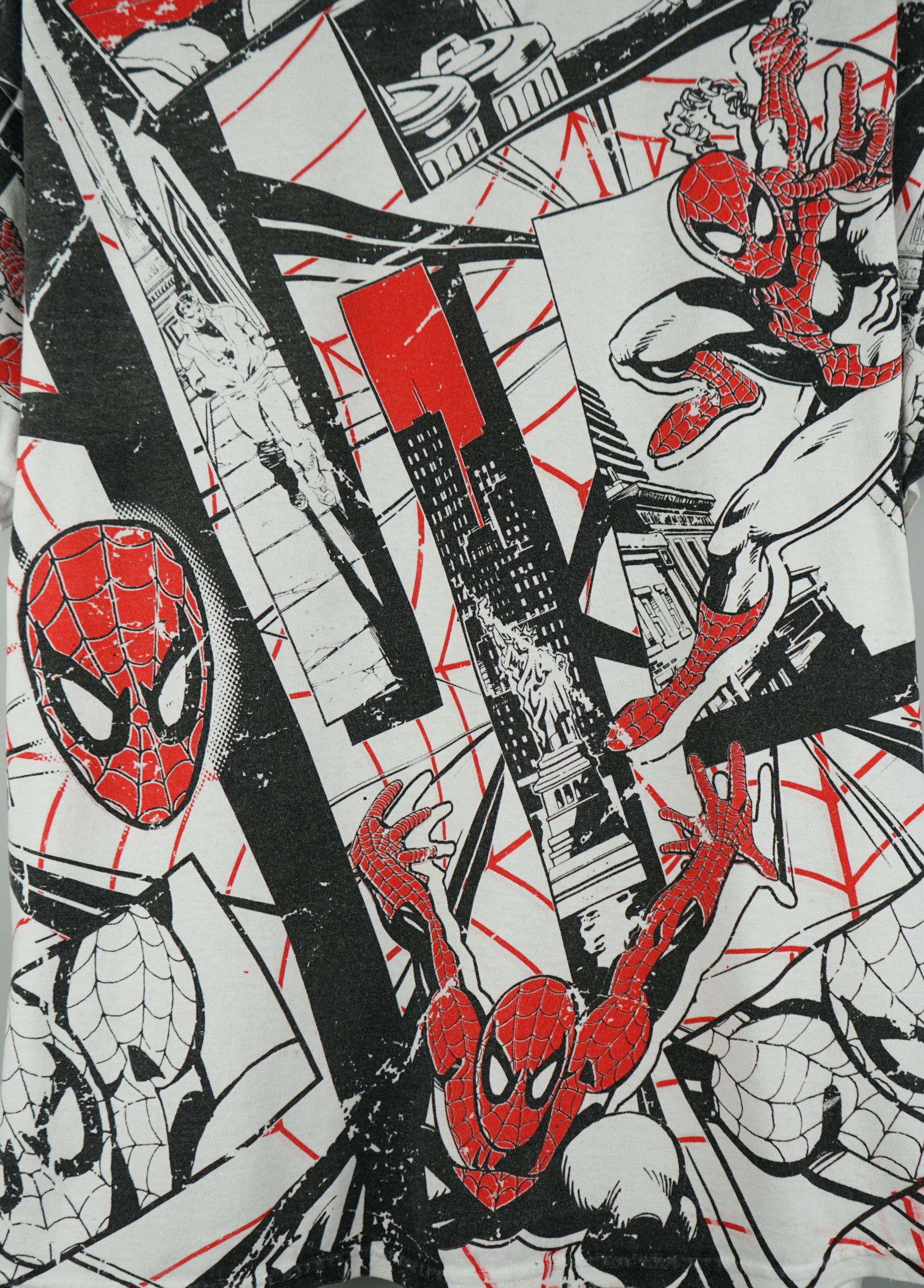 Vintage Vintage 2000s Spider Man Marvel Comics Mad Engine T-Shirt | Grailed