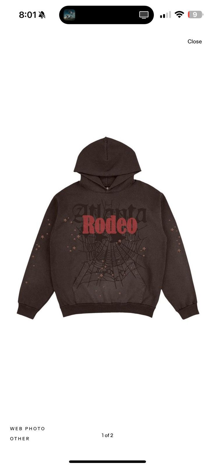 Spider × Travis Scott × Young Thug CACTUS JACK X SPIDER RODEO HOODIE ...