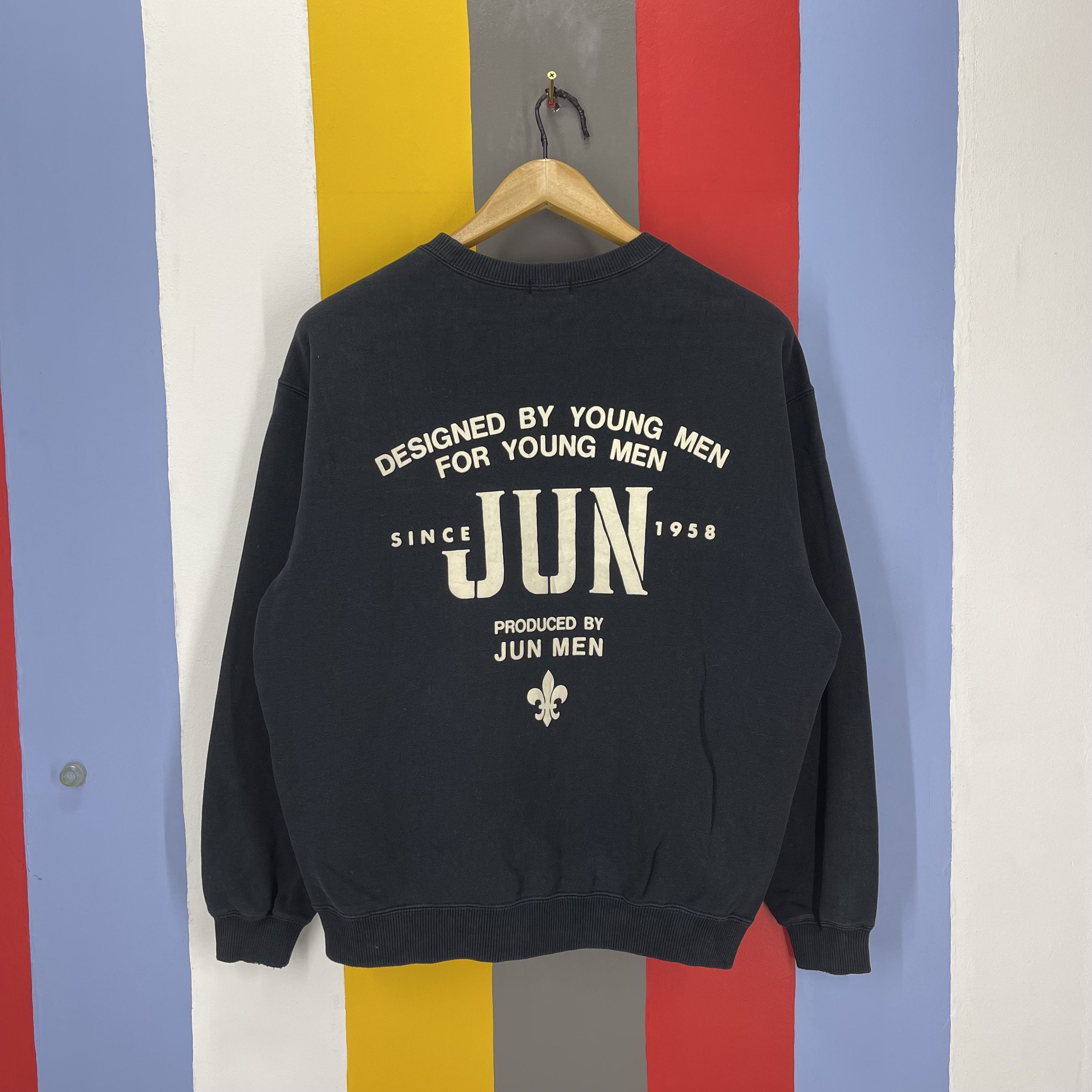 JUN MEN JUN MEN Crew Neck Sweatshirt #1450/AX | Grailed