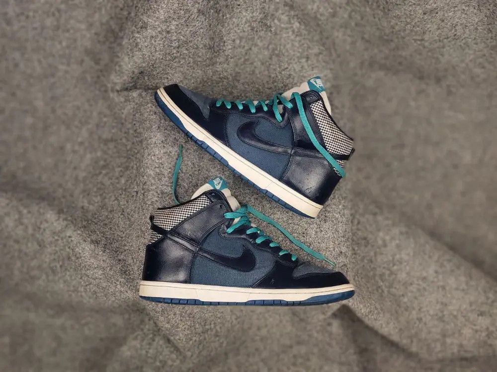 Nike Nike Dunk High Jd Sports combined fabric Vintage Sneakers | Grailed