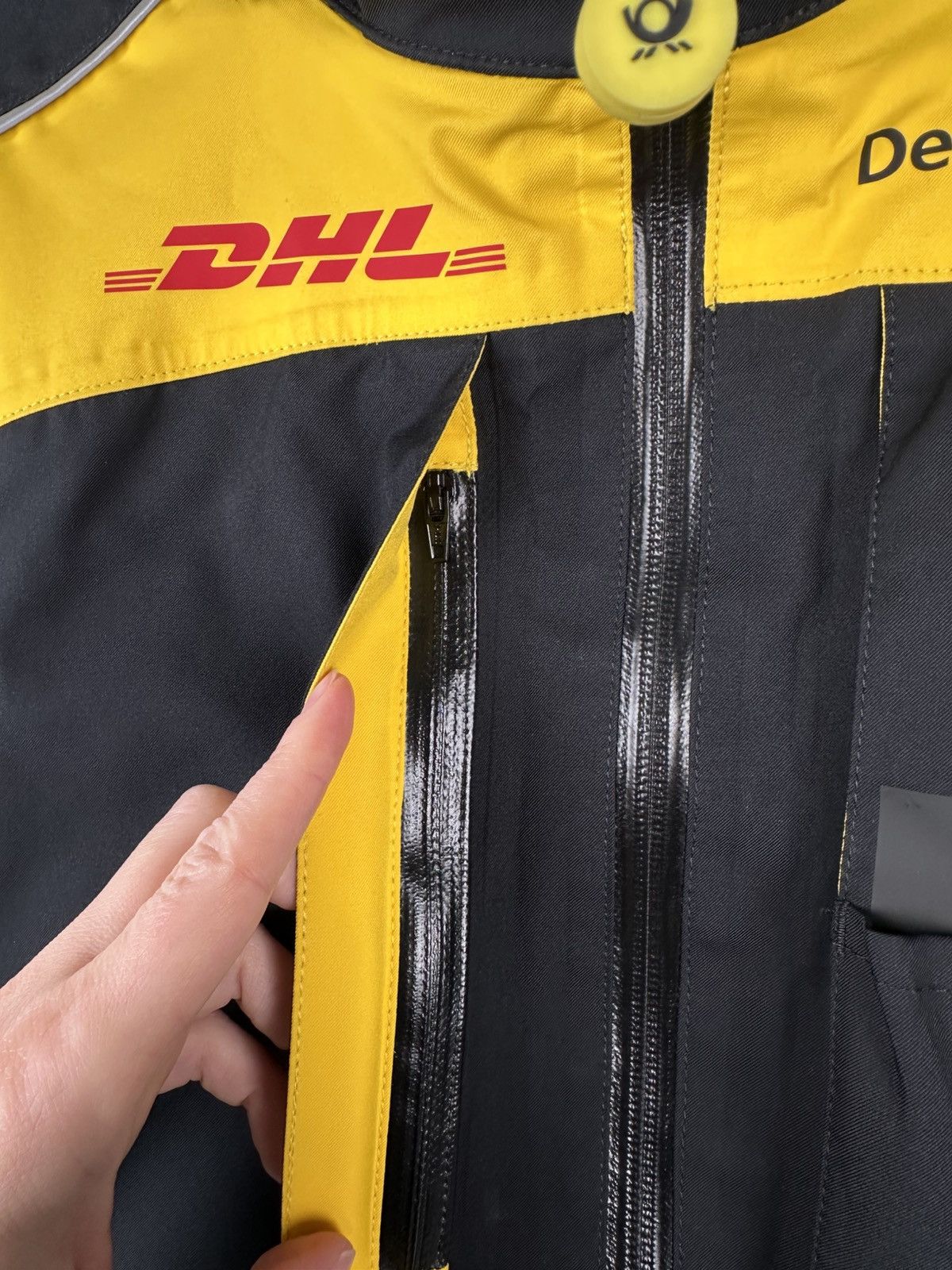 DHL DHL GORE-TEX Jacket Hooded Outdoor | Grailed