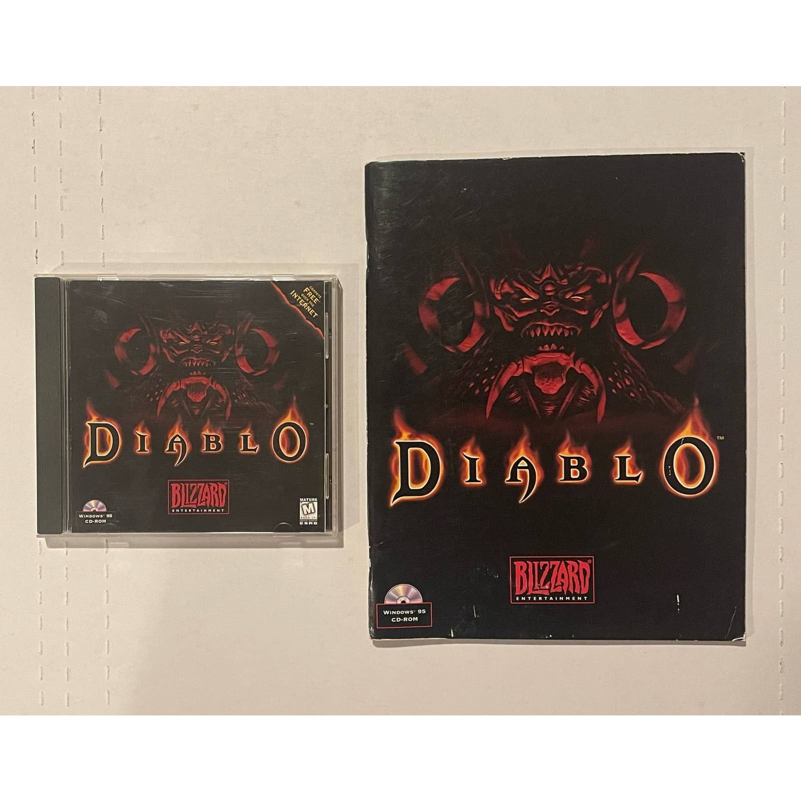 Blank Diablo Windows 95 CD-Rom Computer Game vintage action rpg | Grailed