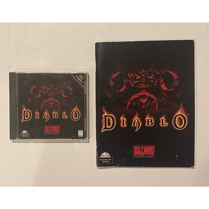 Blank Diablo Windows 95 CD-Rom Computer Game vintage action rpg | Grailed