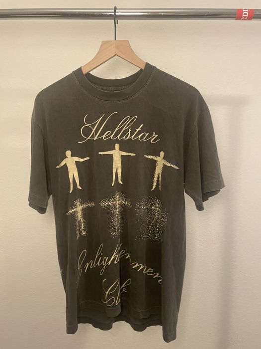 HELLSTAR Hellstar Rhinestone Enlightenment Club T-Shirt | Grailed
