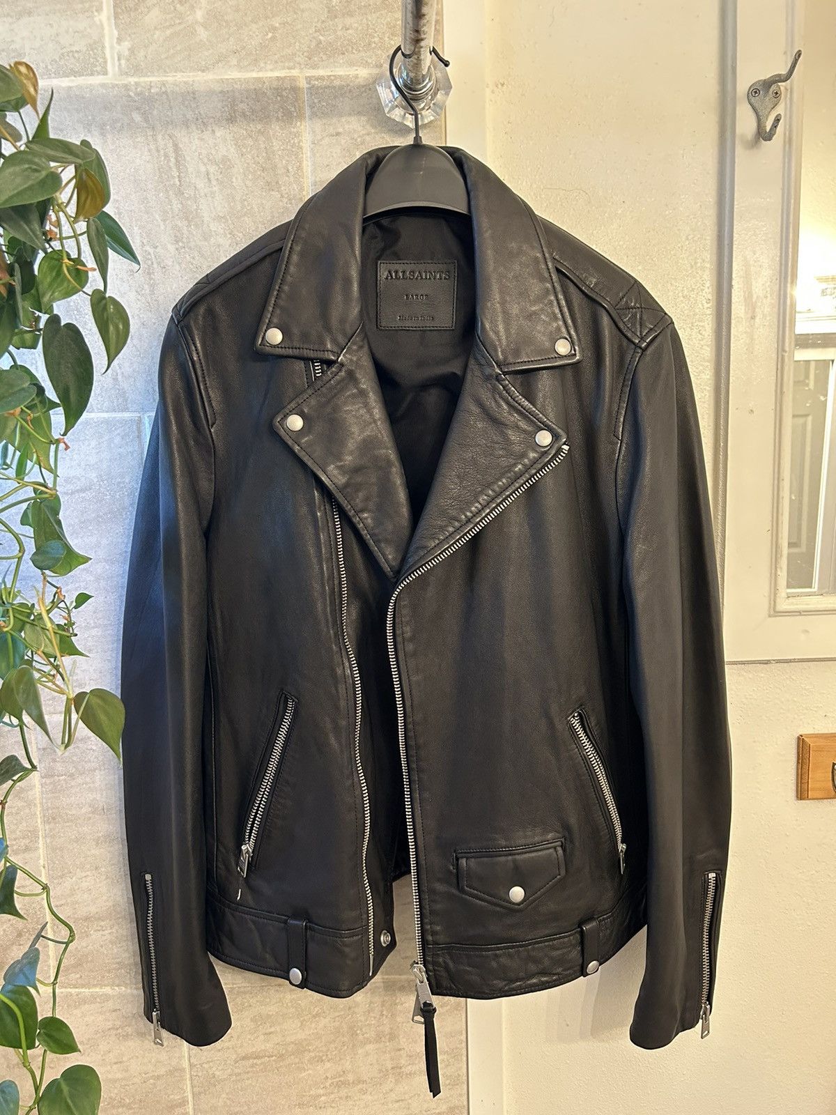Allsaints Allsaints Milo Leather Biker Jacket | Grailed