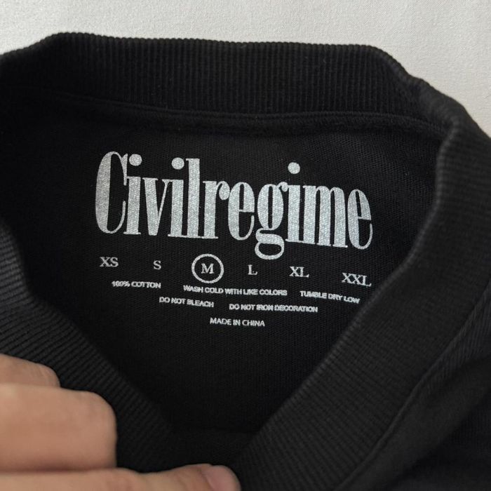 Civil Regime Civil Regime Reaper Classic Exclusive Graphics Black Shirt ...