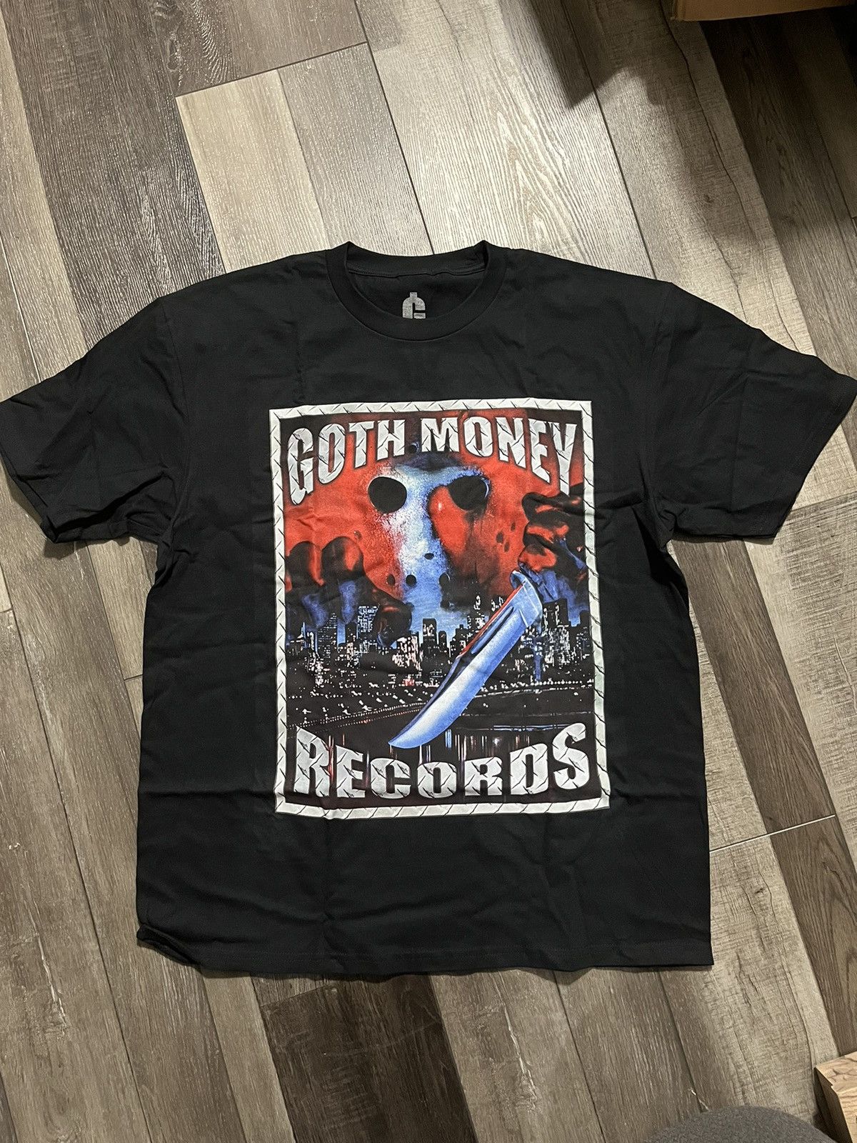 Goth Money Goth Money Jason Box Logo T-Shirt Black | XL | Grailed