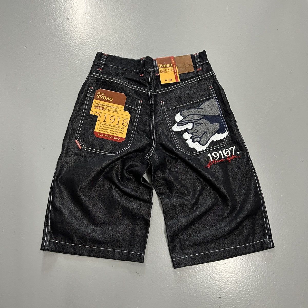 Fubu × Streetwear × Vintage Crazy vintage y2k FUBU black baggy jnco ...