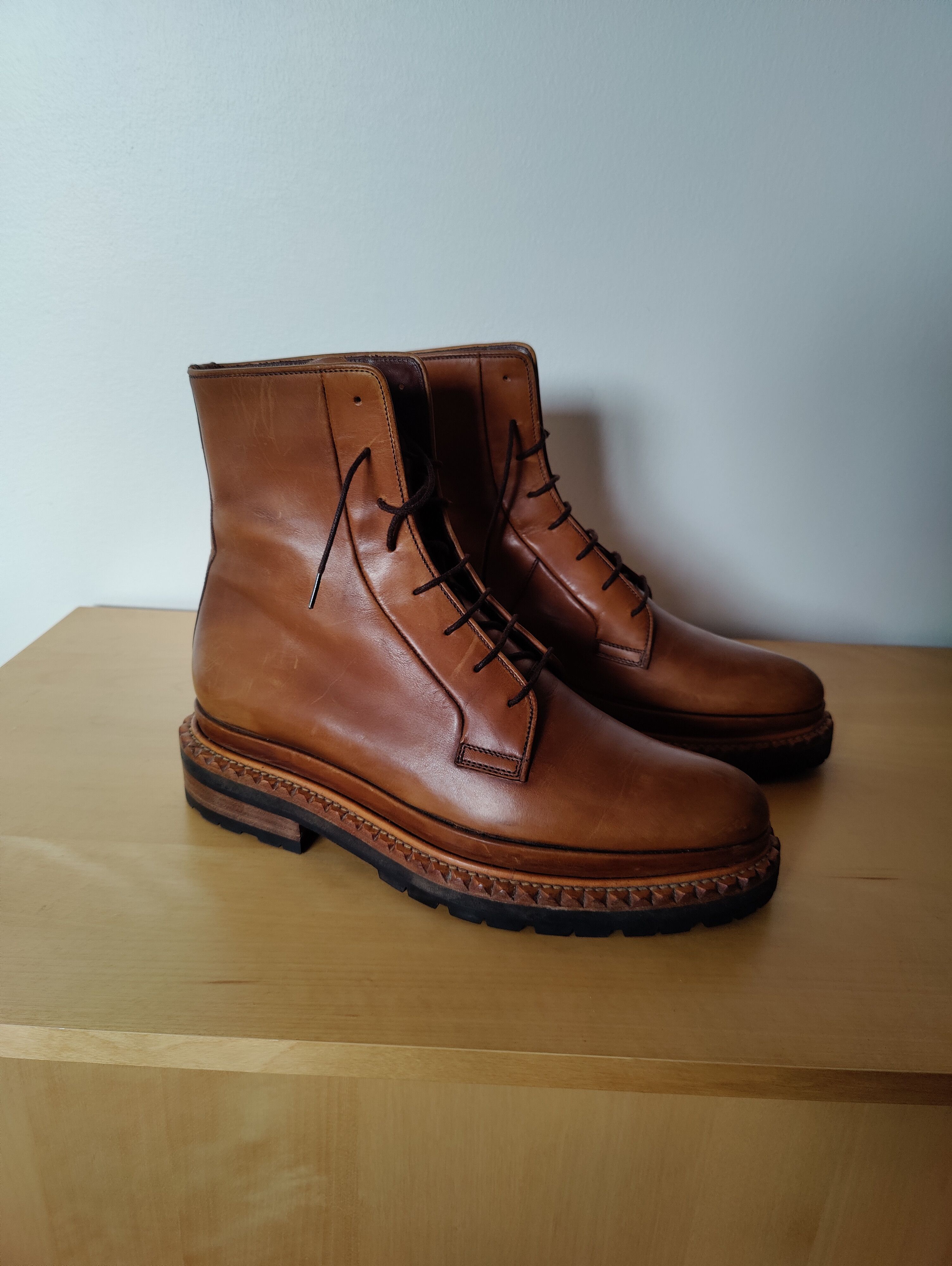 Raf Simons Raf Simons Aw08 Double Sole Creeper Boots | Grailed