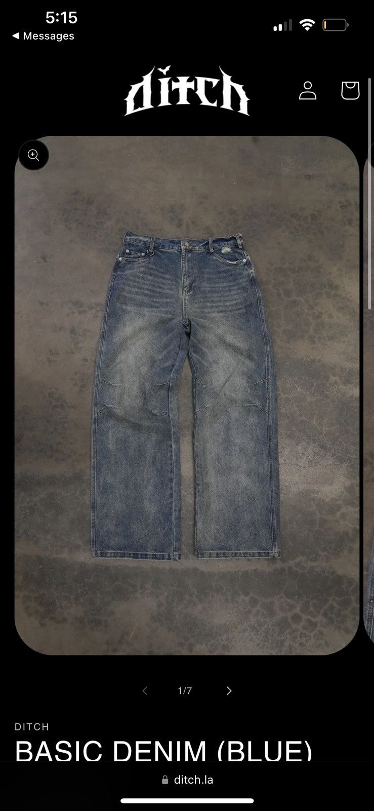 Vintage Ditch LA Basic Denim | Grailed