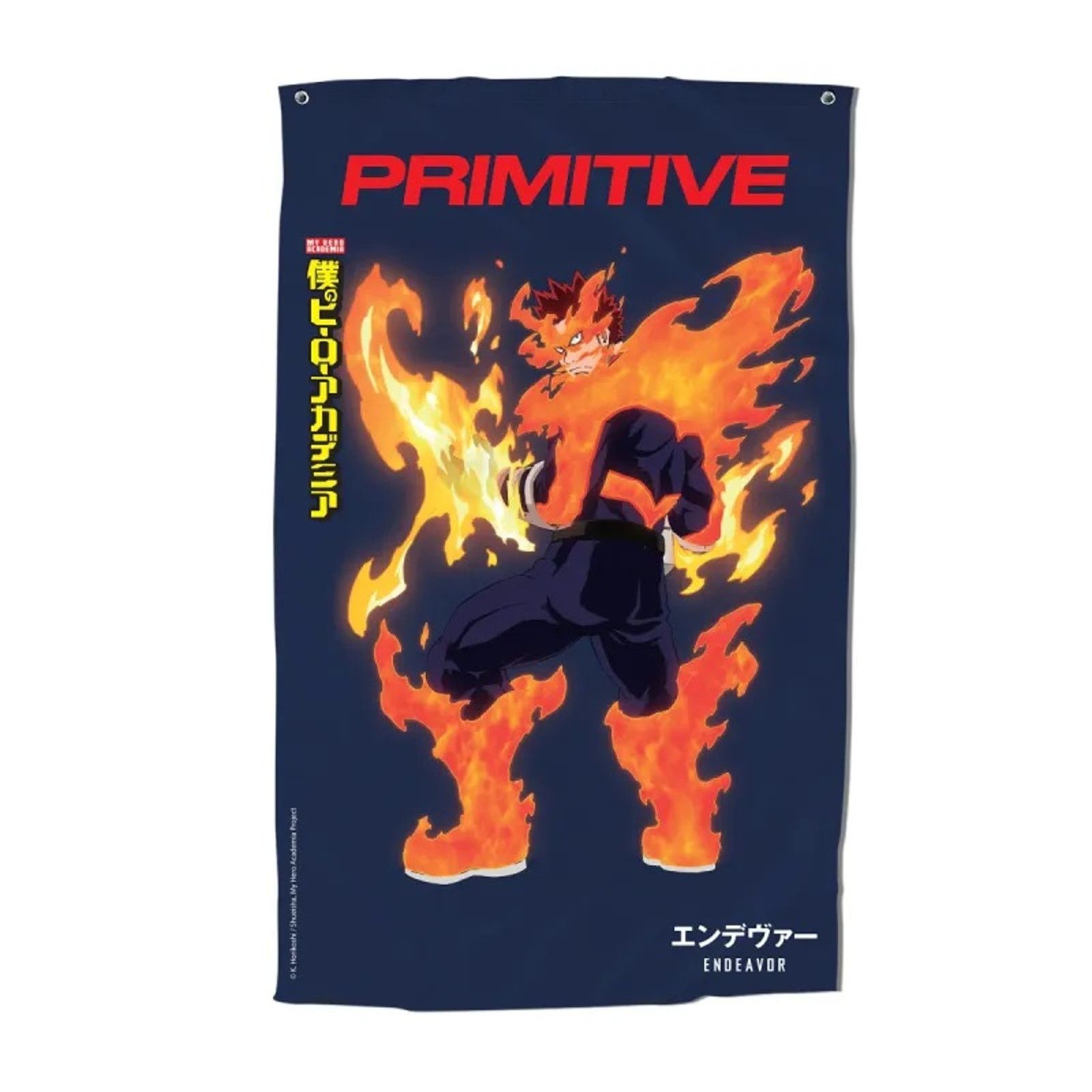 Primitive Primitive X My Hero Academia Endeavor 19" X 48" Wall Banner ...
