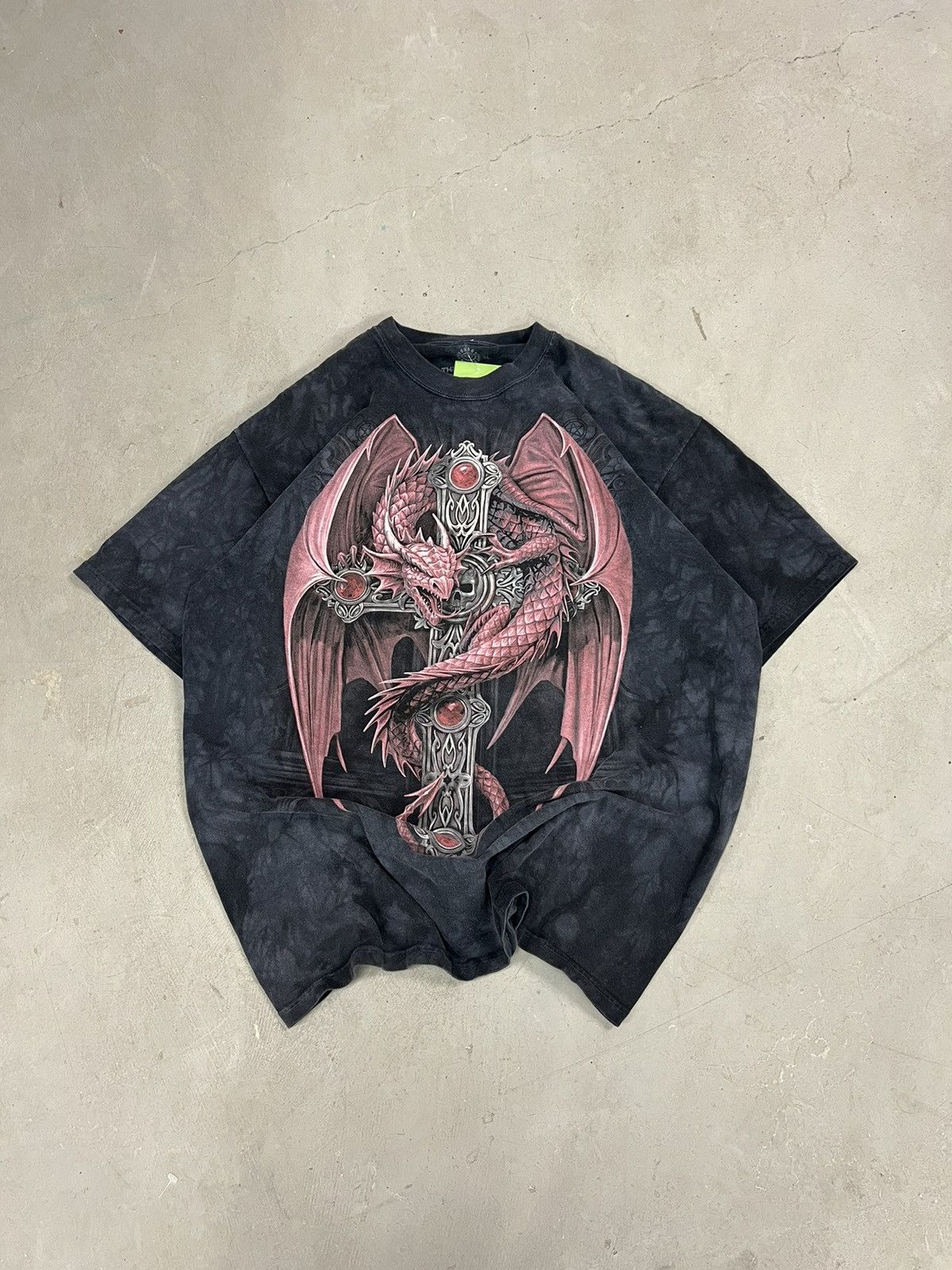 Affliction × Streetwear × Vintage Affliction Dragon Tee | Grailed