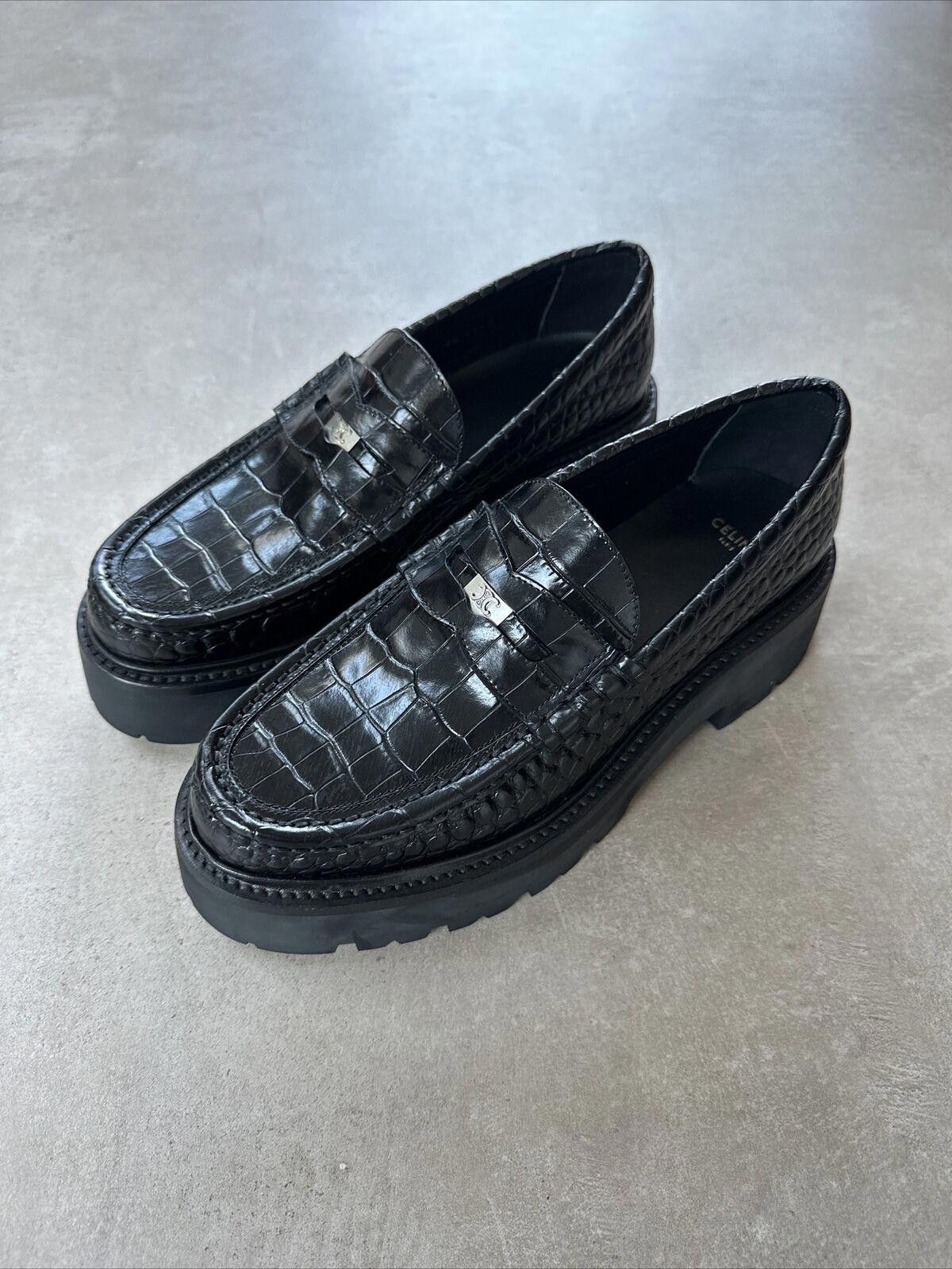 Celine Celine Homme Bulky Penny Loafer Croc EU42 UK8 | Grailed