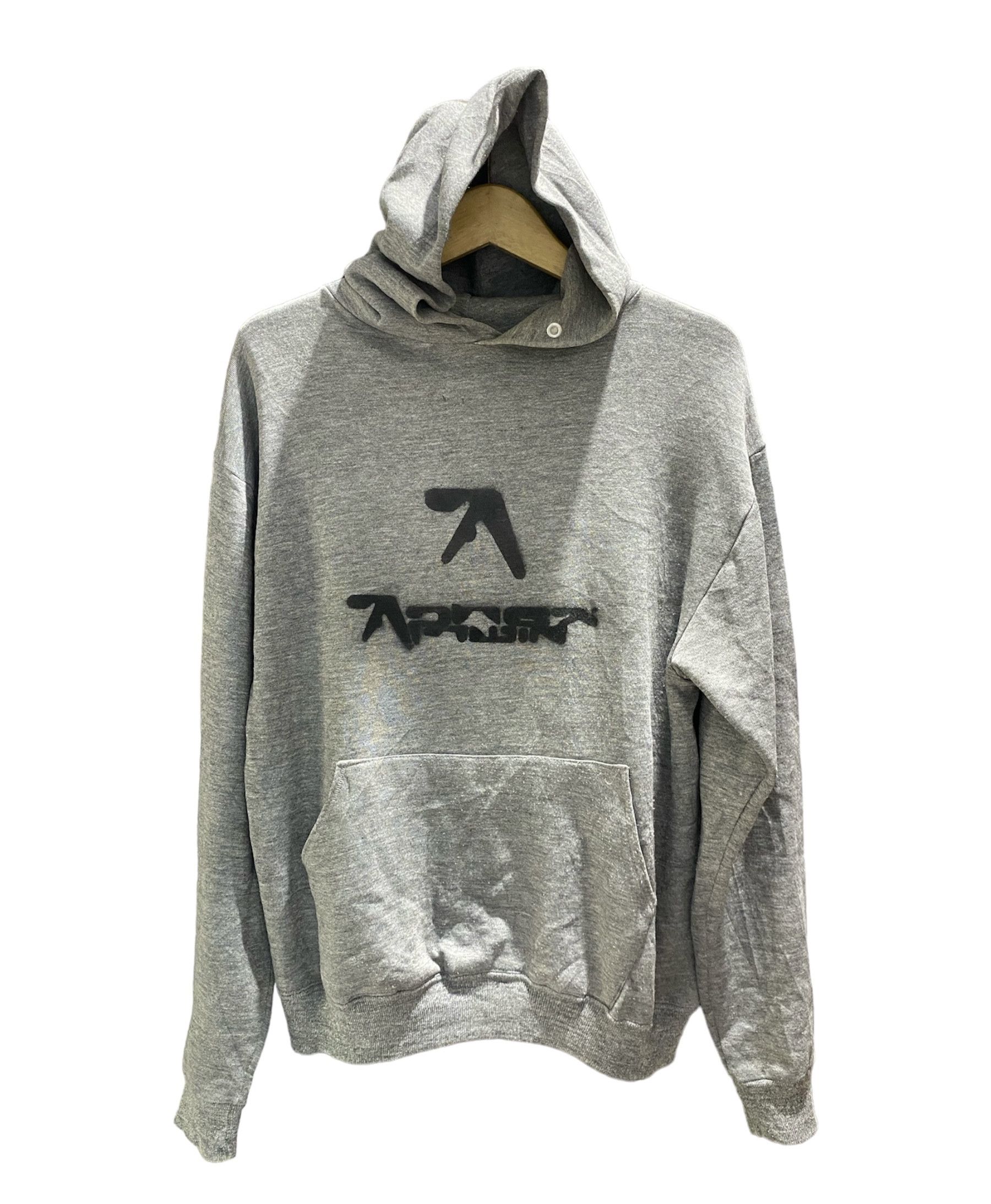 Apex × Band Tees × Vintage Aphex twin font hoodie 90s | Grailed