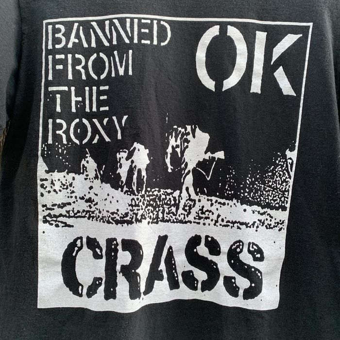 Band Tees Crass Ban From The Roxy Punk Rock Band T-Shirt | Grailed