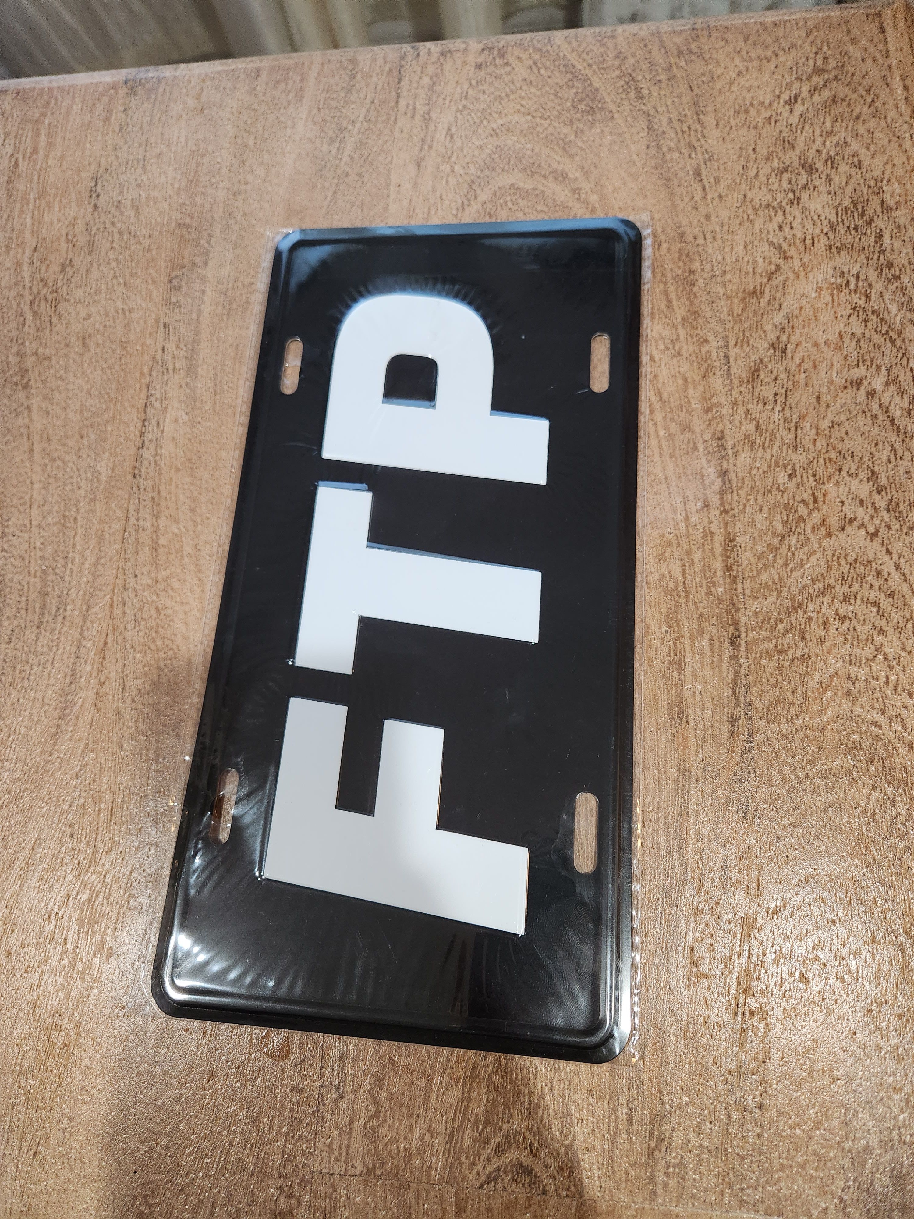 Fuck The Population FTP license plate | Grailed