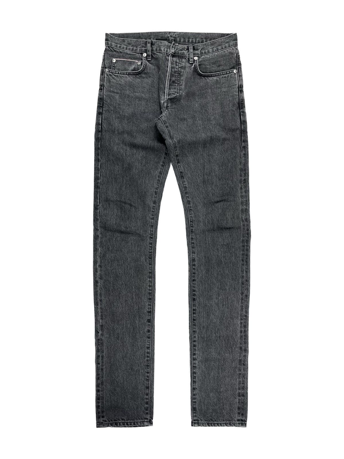 Dior SS16 Dior Homme MIJ Faded Grey Selvedge Raw Denim Jeans | Grailed