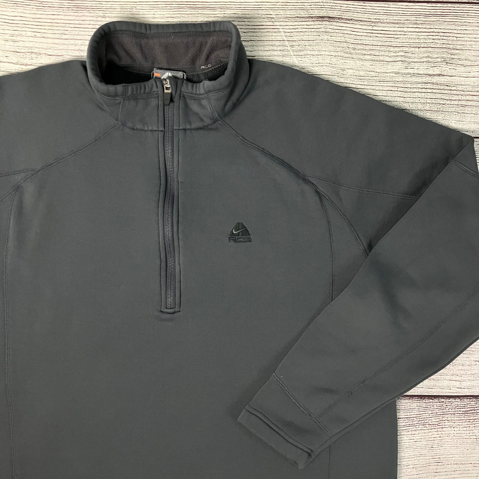 Nike Vintage Nike ACG Gray Quarter Zip Pullover | Grailed