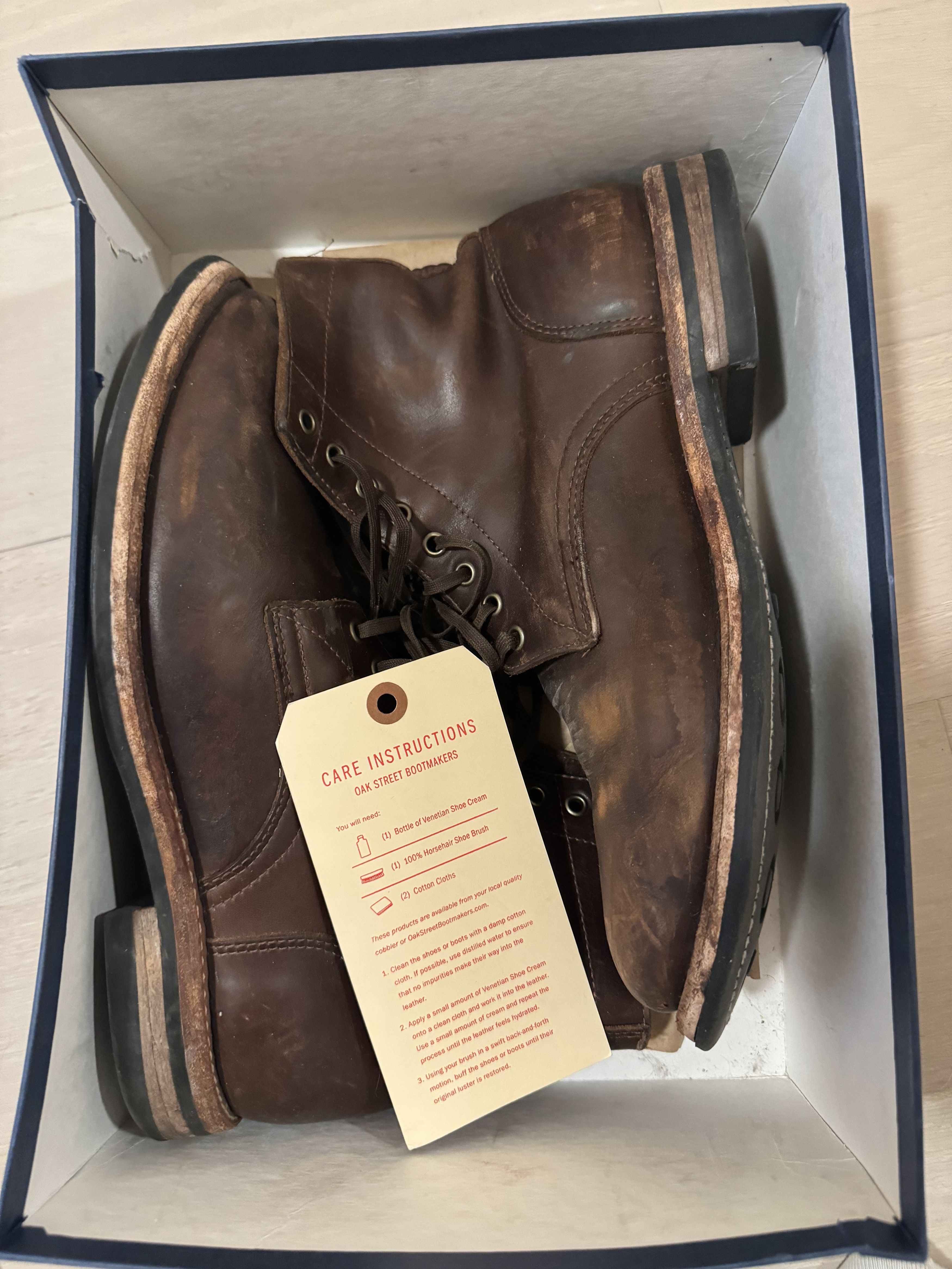 Oak Street Bootmakers Dainite Trench Boots | Grailed