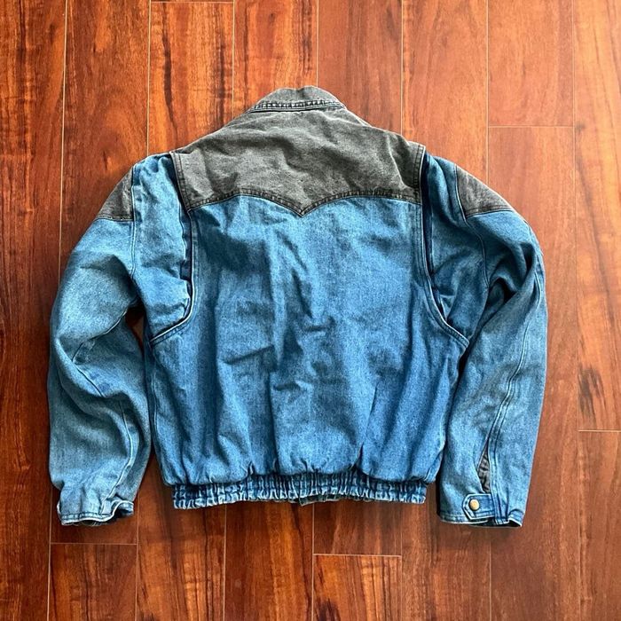 Urban Equipment Vintage 80's BTTF Jeans Denim Jacket Sz Med Marty Mcfly ...