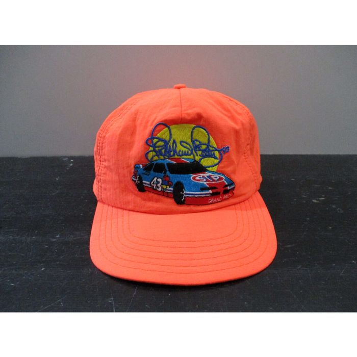 NASCAR VINTAGE Nascar Hat Cap Snap Back Orange Richard Petty Racing ... NASCAR VINTAGE Nascar Hat Cap Snap Back Orange Richard Petty Racing ...