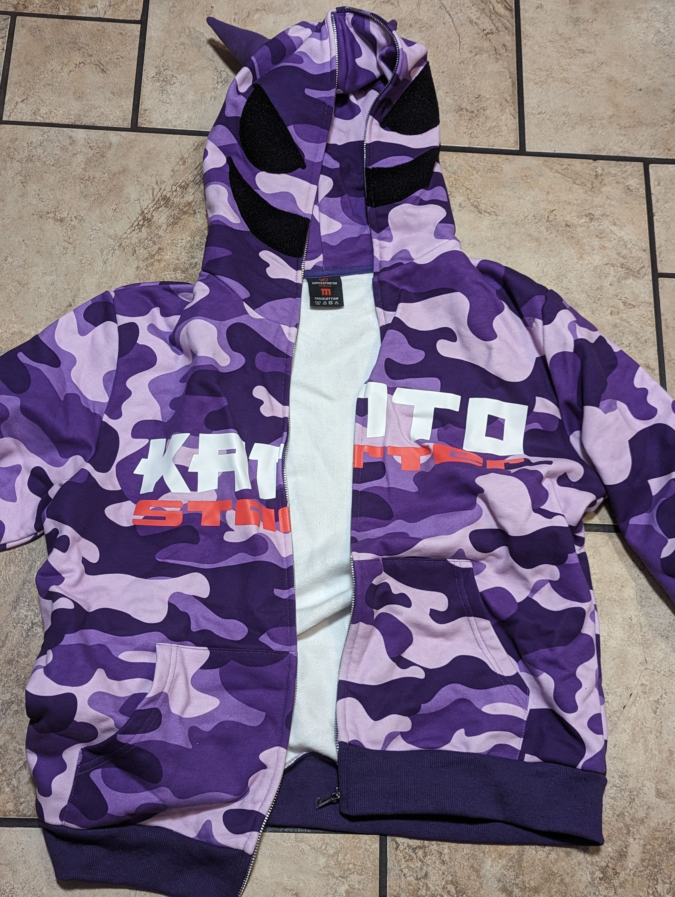 Japanese Brand Kanto Starter Gengar Full Zip Hoodie | Grailed