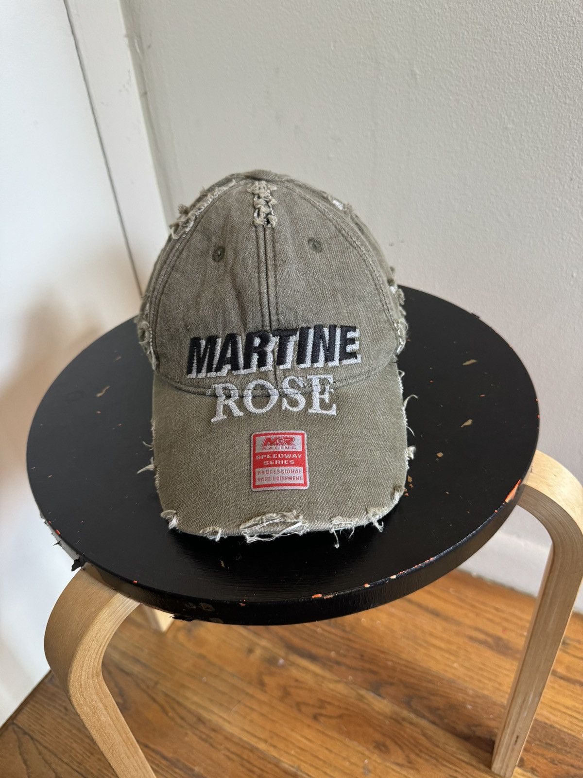 Martine Rose Martine Rose Distressed Hat | Grailed