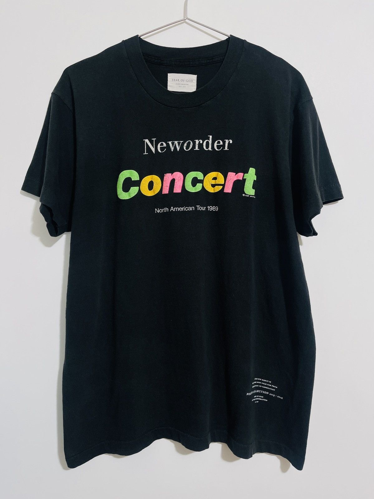 Fear of God × Vintage Vintage 1989 New Order Fear Of God 4th Collection ...
