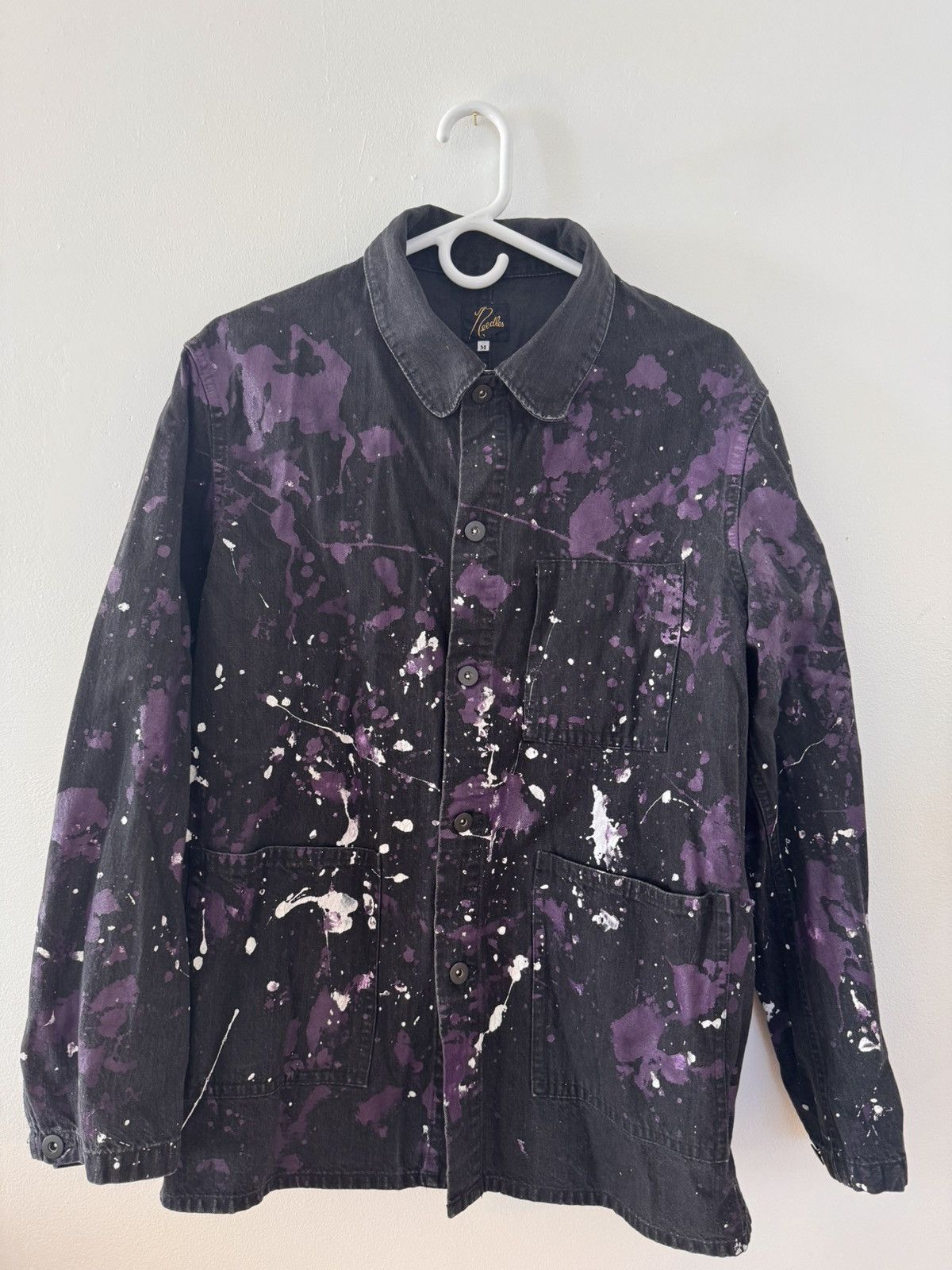 Needles Paint Splatter Chore Coat | Grailed